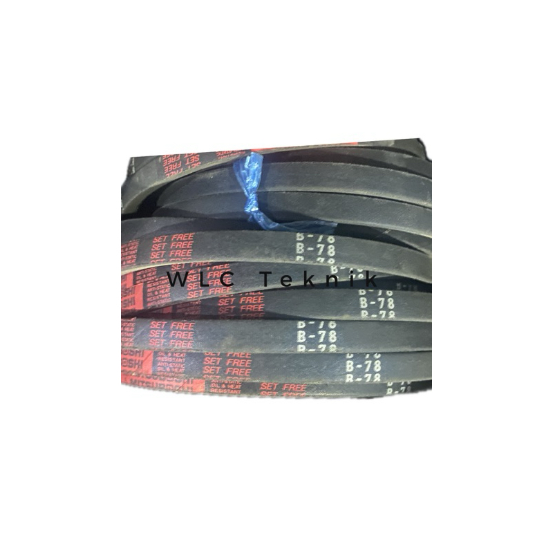 Jual Vanbelt / Tali Kipas / V Belt Mitsuboshi Red B45, B46, B47, B52 ...