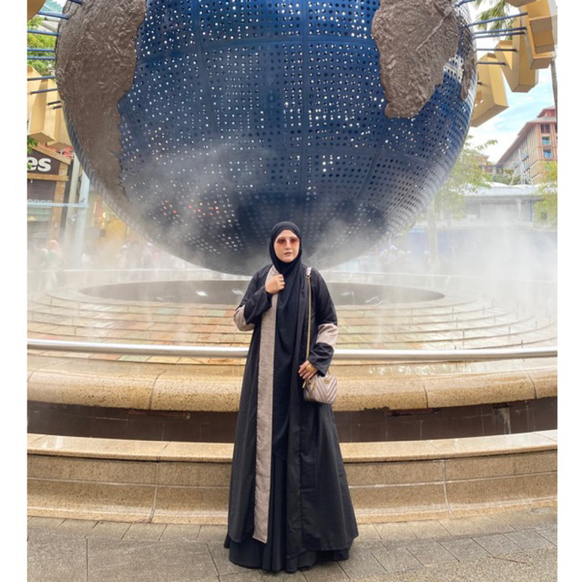 Jual Outer Abaya Shafa ( Outer Umroh Simple Casual abaya saudi ...