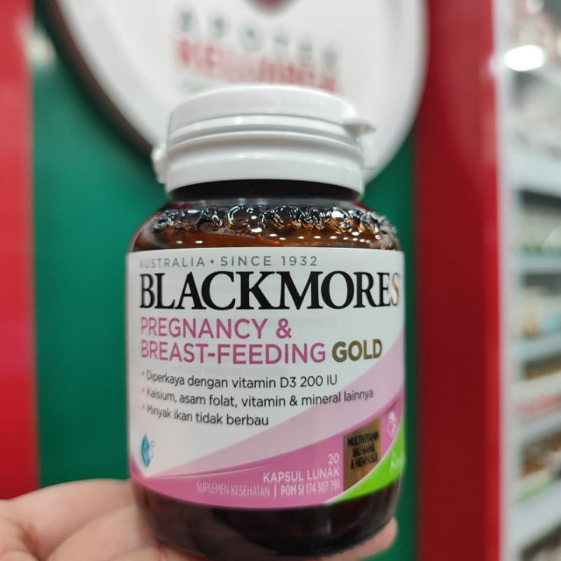 Jual BLACKMORES PREGNANCY & BREAST FEEDING GOLD ( VITAMIN IBU HAMIL DAN ...