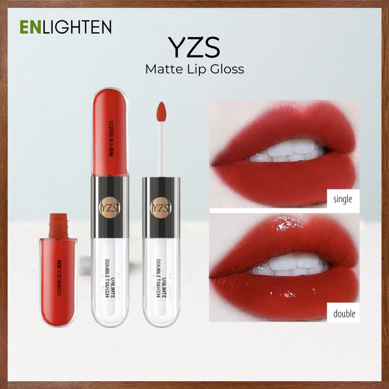 Jual YZS Unlimited Double Touch Liquid Lip Gloss Lipstick Matte Double ...