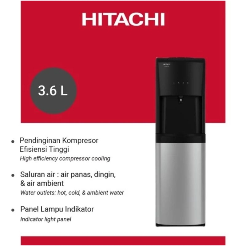 Jual HITACHI WATER DISPENSER BOTTOM LOADING GALON BAWAH HWD-B50000 ...