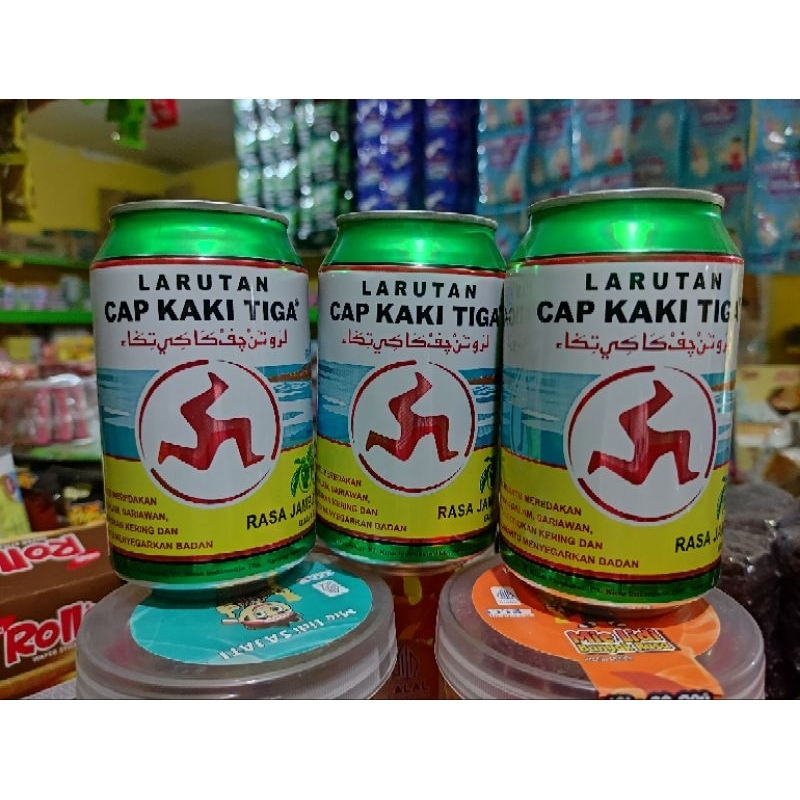 Jual Larutan Cap Kaki Tiga Kaleng 350ml | Shopee Indonesia