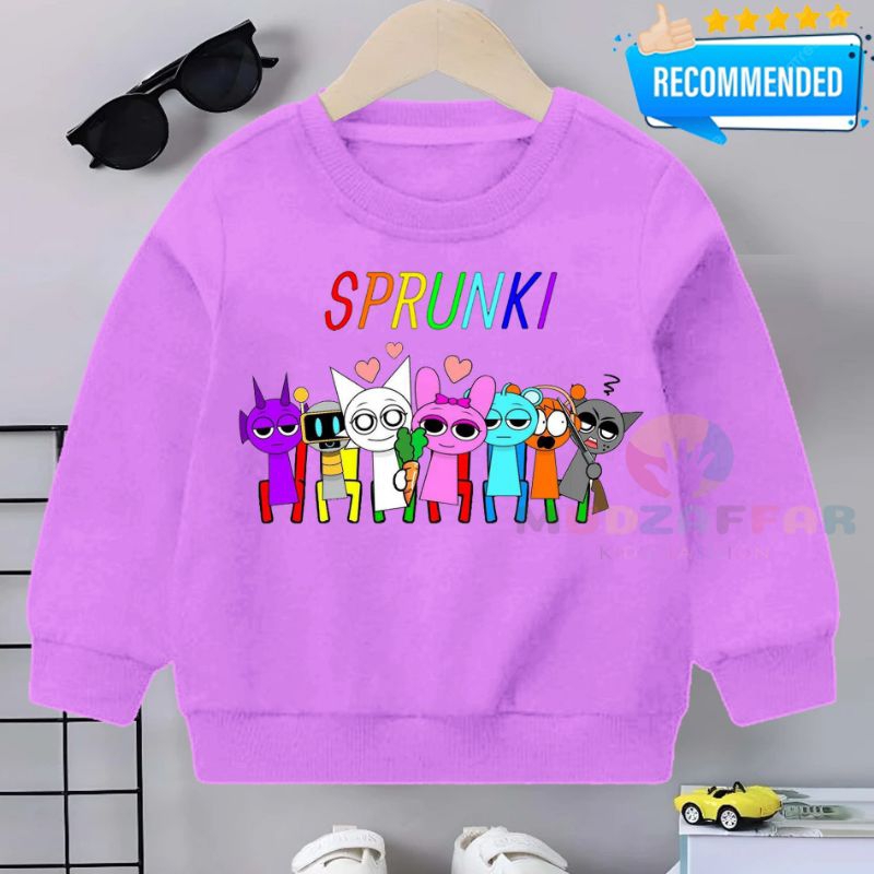 Jual JAKET SWEATER ANAK SPRUNKI SWEATER ANAK PEREMPUAN SPRUNKI KARAKTER ...