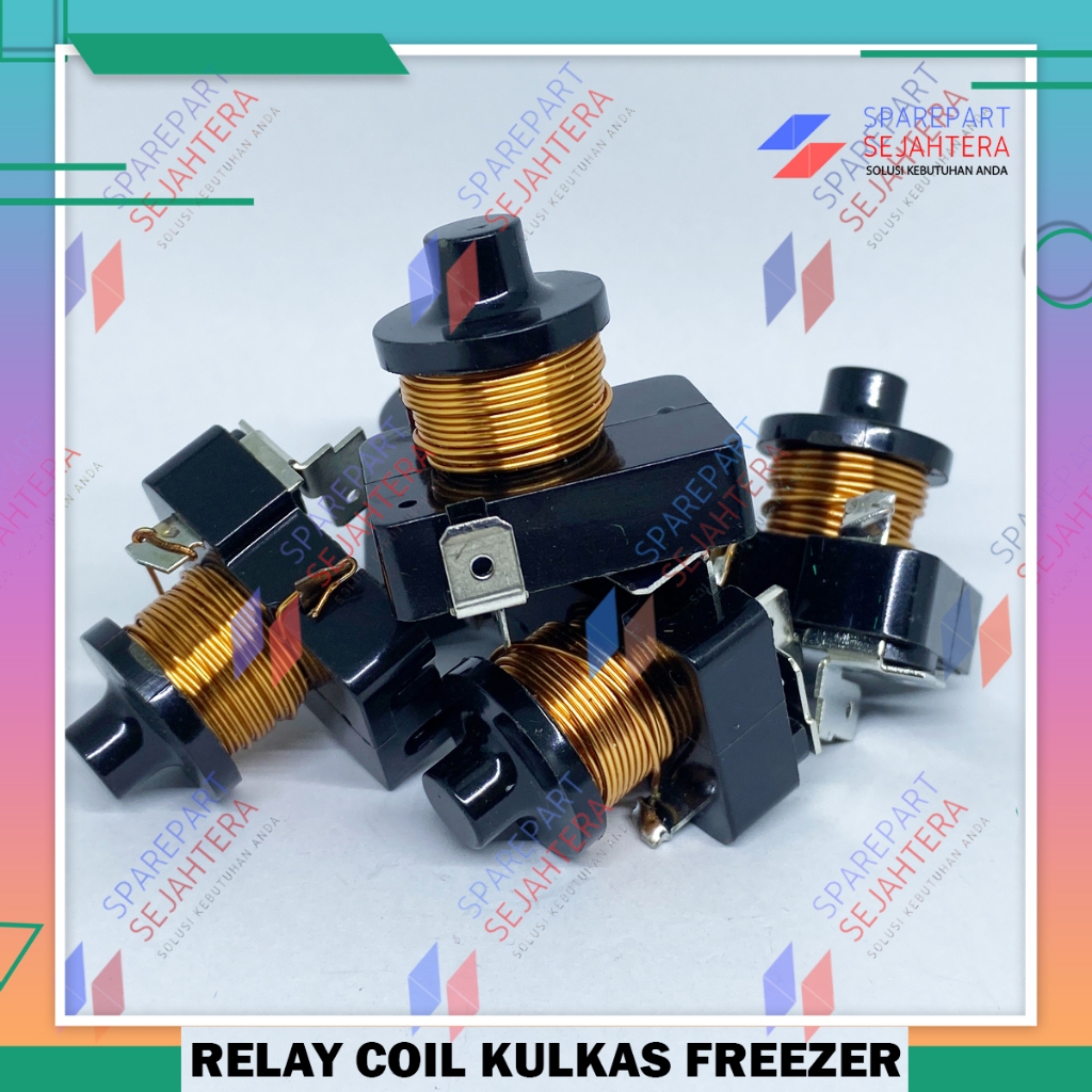 Jual RELAY PTC COIL KULKAS FREEZER SHOWCASE CHILLER KOMPRESOR HITAM ...