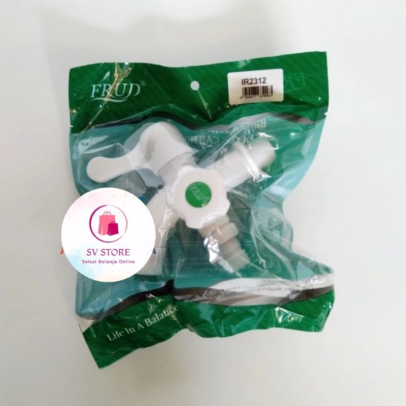 Jual Kran Shower double / Kran Double / Kran Cabang Pvc FRUD | Shopee ...