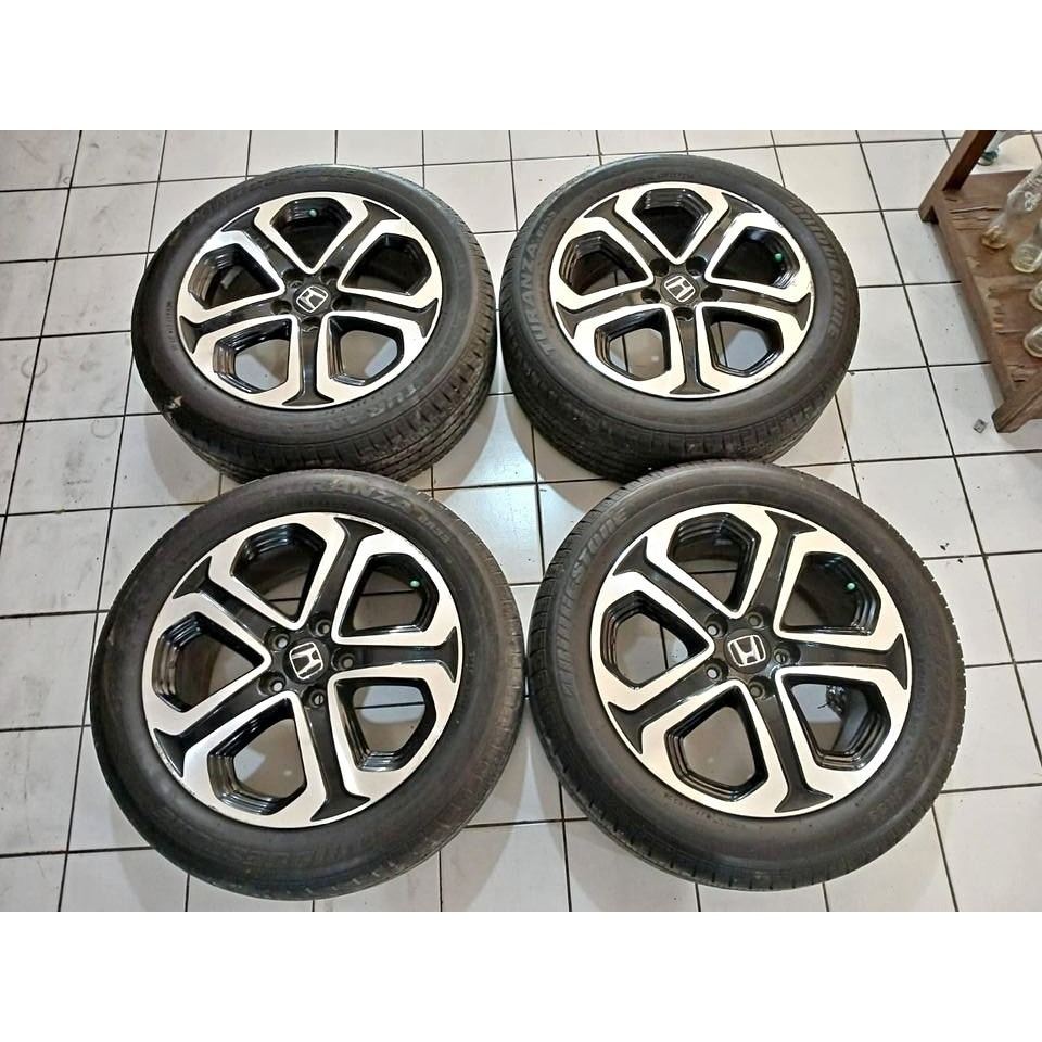 Jual Velg Standart Honda Hrv Prestige Original R17 H5X114.3 Black ...