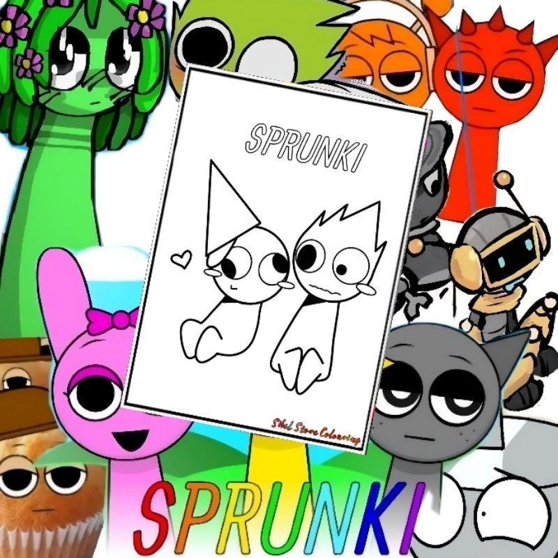 Jual Kertas Mewarnai Gambar Anak Tema Sprunki V1 / Kertas Gambar (11 ... Jual Kertas Mewarnai Gambar Anak Tema Sprunki V1 / Kertas Gambar (11 ...