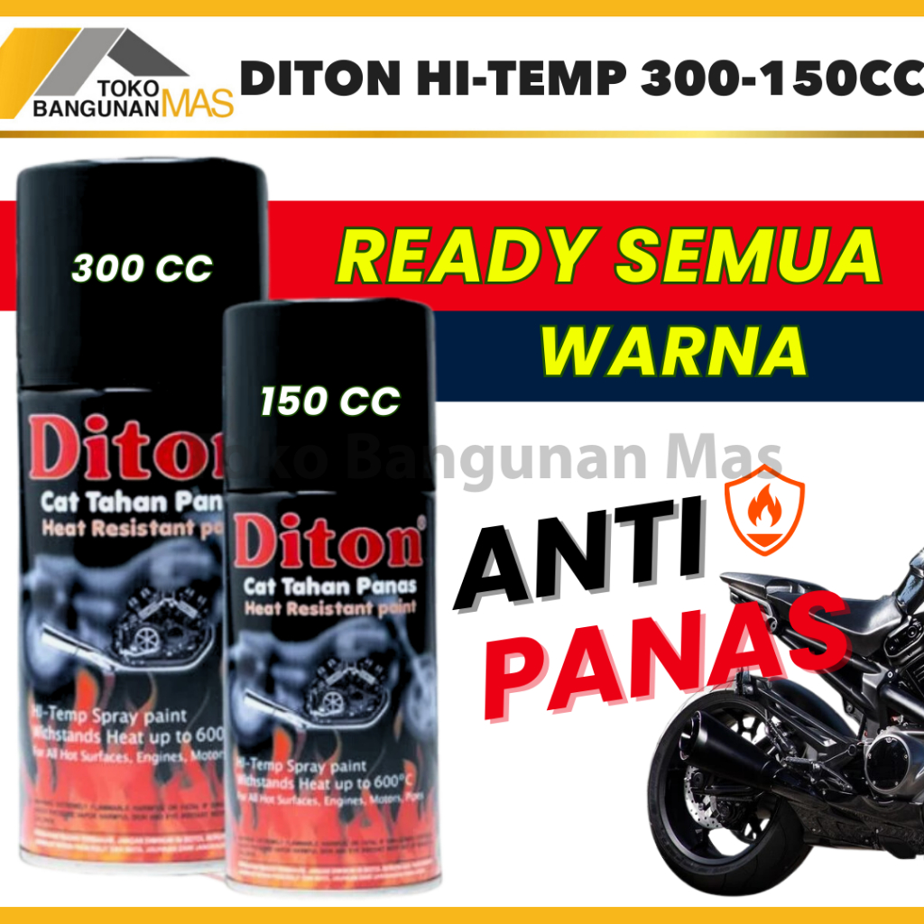Jual DITON HI-TEMP 150 CC 300 CC PILOX PYLOX PILOK CAT SEMPROT MOTOR HI TEMP DITON TAHAN PANAS ...