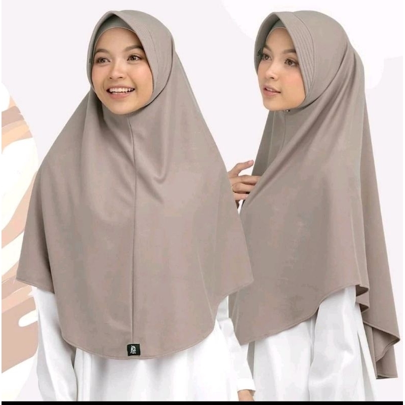 Jual BERGO HAMIDAH SIZE L | HIJAB JERSY|JILBAB INSTAN TERLARIS | Shopee Indonesia