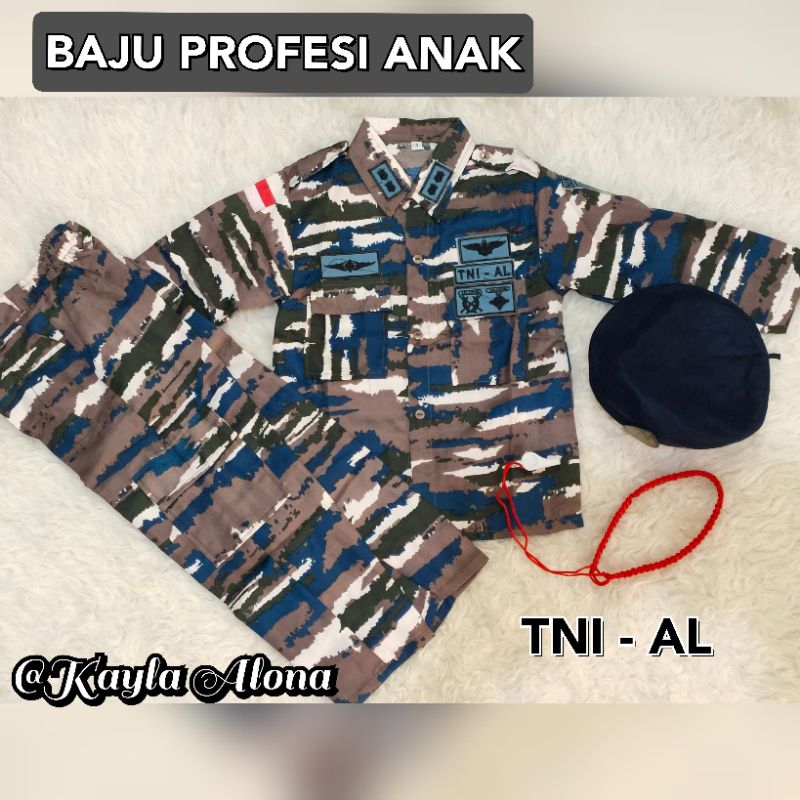Jual BAJU PROFESI ANAK LORENG TNI - AL / KOSTUM ANAK LORENG ANGKATAN ...