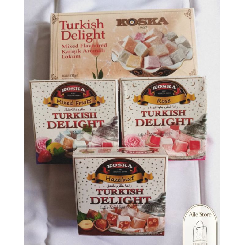 Jual AILE- Koska lokum Turkish delight Dodol oleh oleh Turki dan haji ...