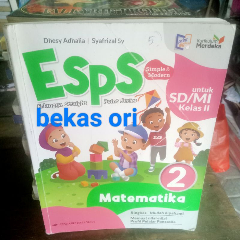 Jual Buku ESPS MATEMATIKA Kurikulum MERDEKA Untuk SD/MI Kelas' II 2 - Dhesy Adhalia Penerbit ...