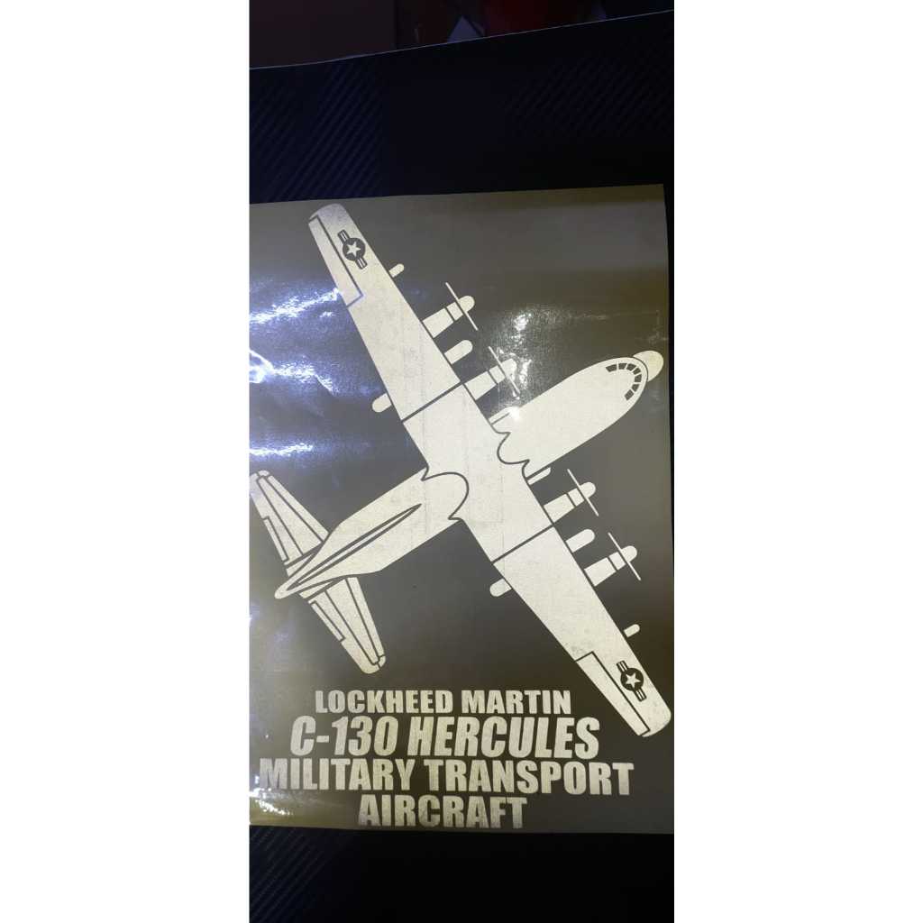 Jual Sticker Lockheed Martin c-130 Hercules Sticker Pesawat Angakat Tni ...