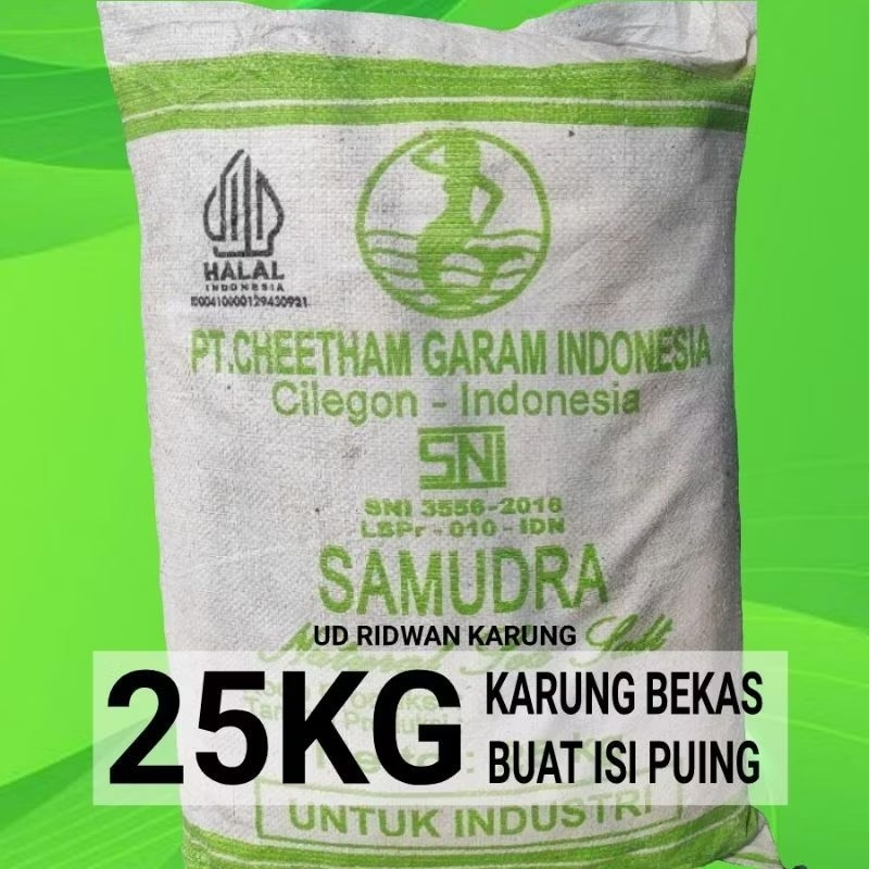 Jual karung bekas ukuran 25KG buat isi puing tanah pasir got dll ...