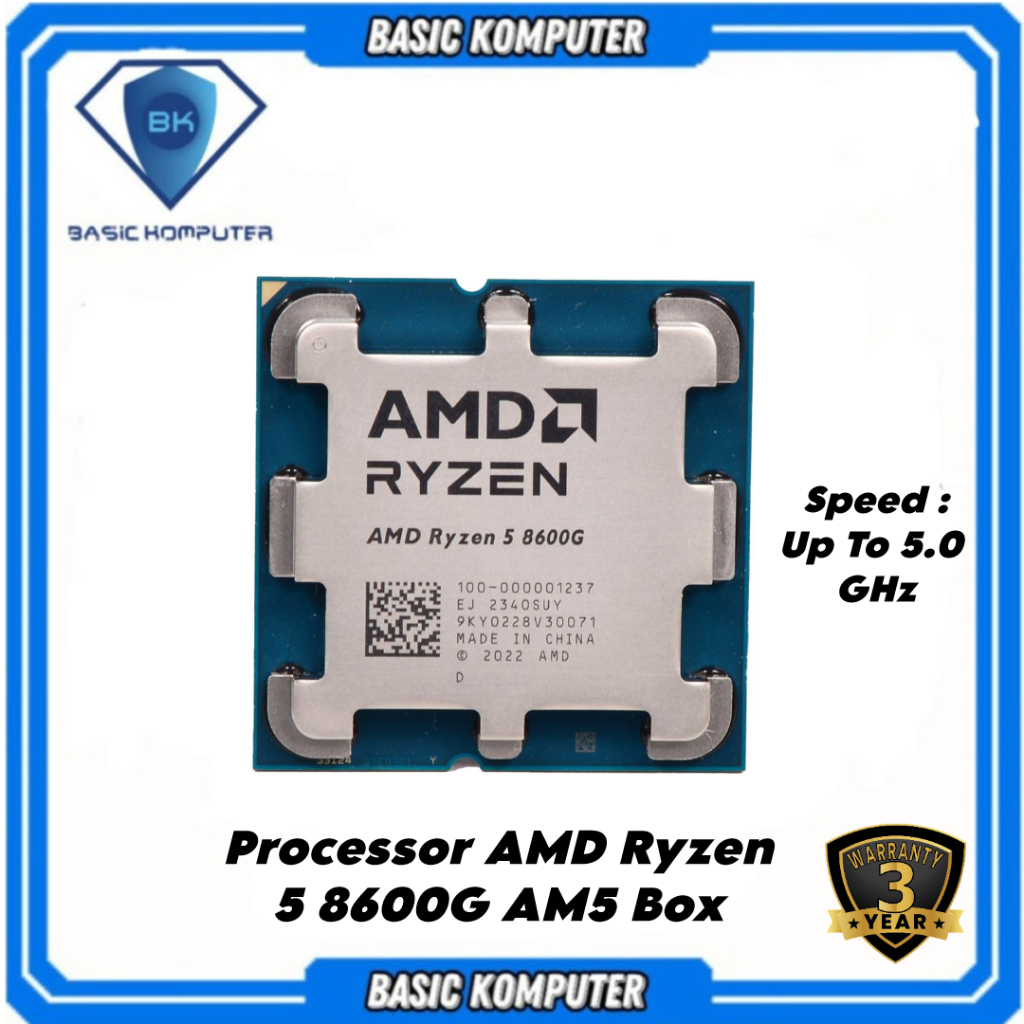 Jual CPU Processor AMD Ryzen 5 8600G 5.0 GHz TRAY Socket AM5 | Shopee ...