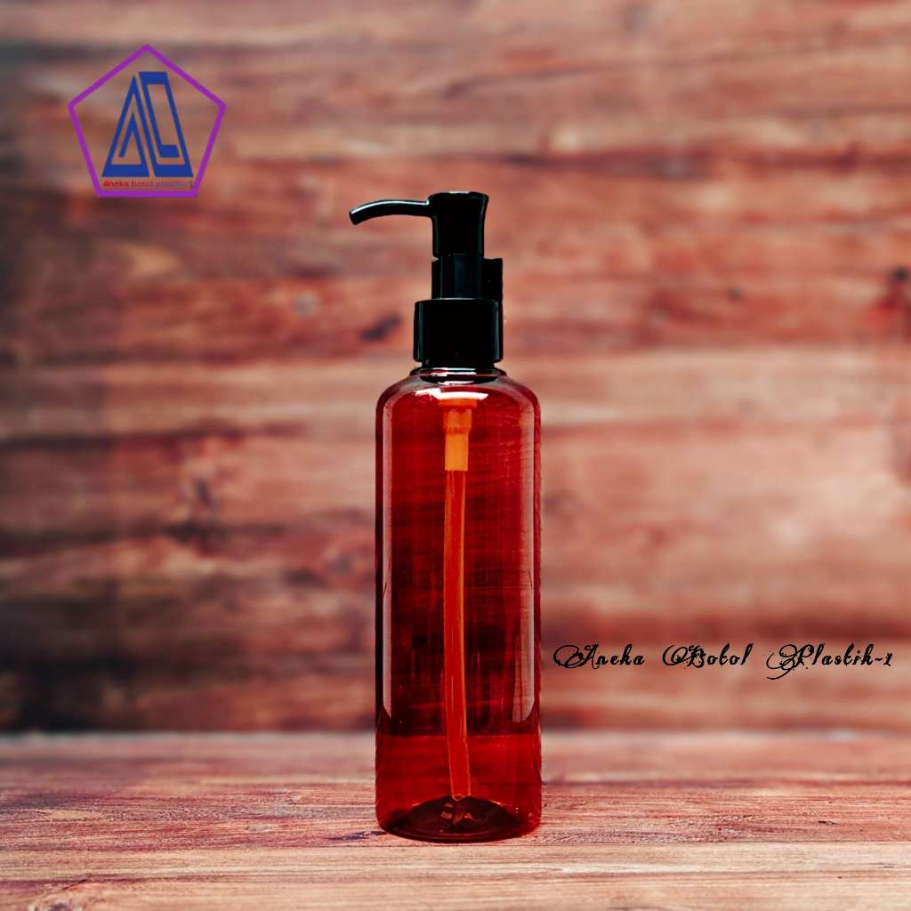 Jual Botol Pump 250ml Coklat / Botol Sabun cair 250 Ml Clip Oil Plastik Pet Tebal | Shopee Indonesia