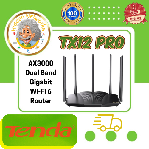 Jual Tenda TX12 Pro AX3000 Dual Band Gigabit Wi-Fi 6 Router | Shopee ...