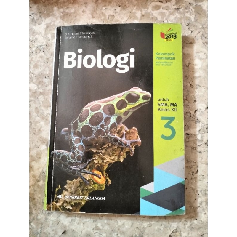 Jual BUKU BIOLOGI SMA/MA KELAS 12/XII PENERBIT ERLANGGA D.A. PRATIWI | Shopee Indonesia