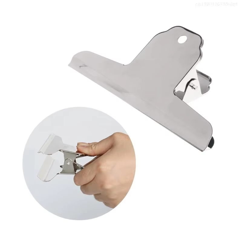 Jual [75/145mm ]Alat Tulis Klip / Besi Tahan Karat Jepitan Kertas ...