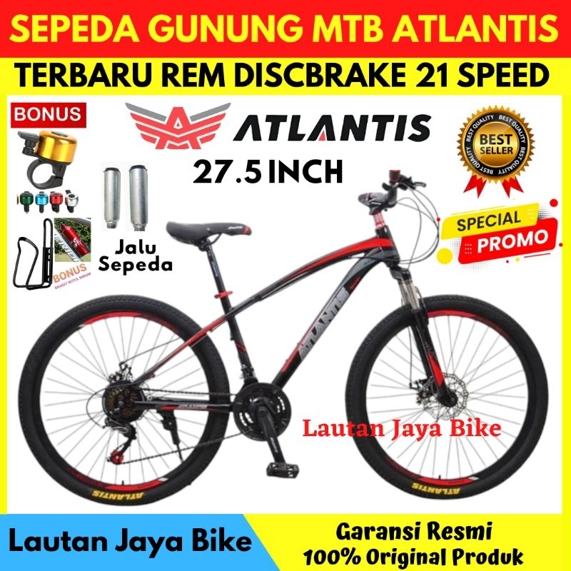 Jual Sepeda MTB 27.5 ATLANTIS 730 REM CAKRAM Sepeda Gunung | Shopee ...