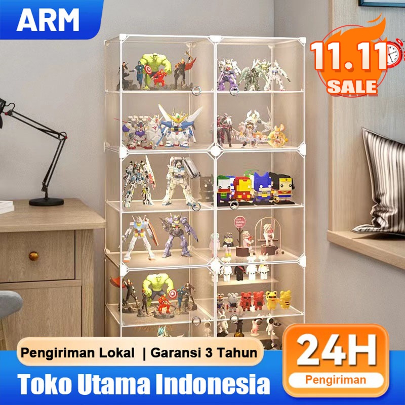 Jual 【Box Pajangan】Action Figure Display Box / Box Display Rak Mainan ...