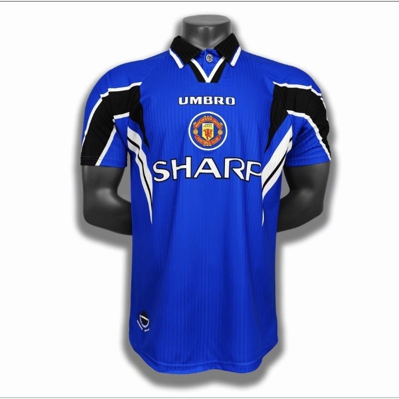 Jual JERSEY BOLA RETRO MU 3RD COBRA BIRU 1996 PREMIUM QUALITY IMPRT ...