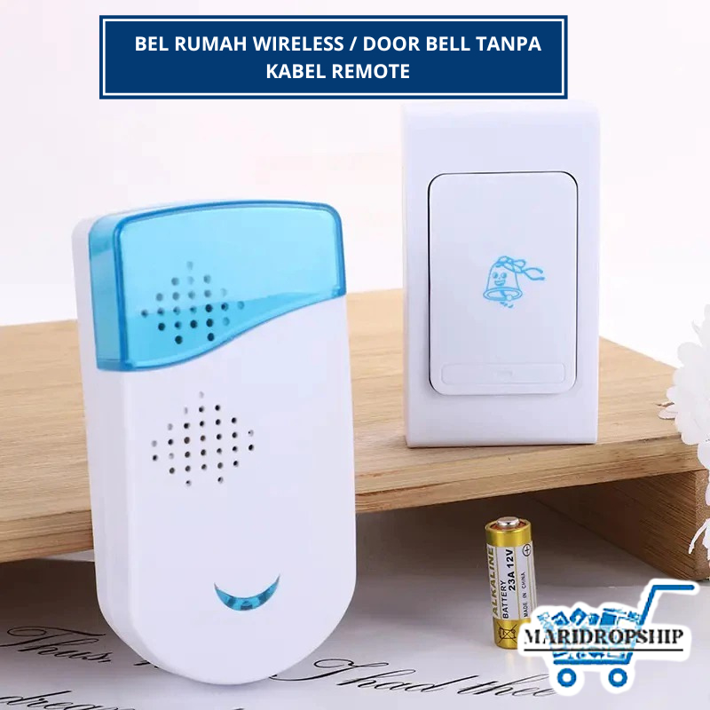 Jual BEL RUMAH WIRELESS / DOOR BELL TANPA KABEL REMOTE | Shopee Indonesia