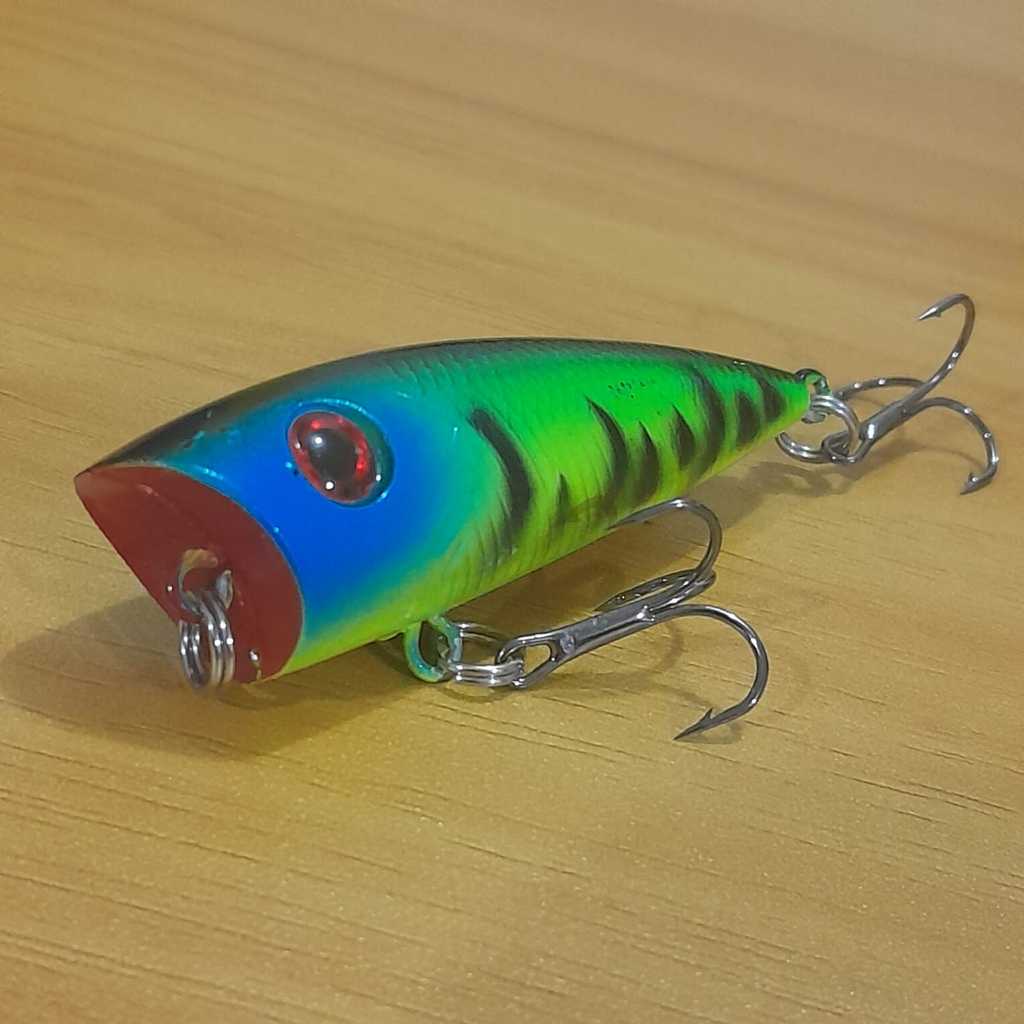 Jual Umpan Pancing 6gr Popper Mini 6cm 60mm Markiman Tamban 6F Minnow Popping Floating ...
