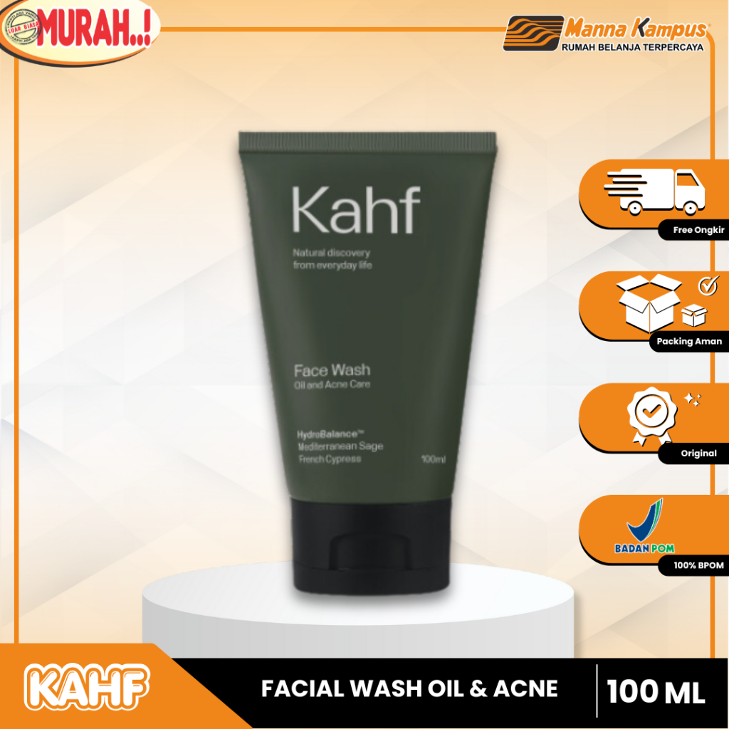 Jual Kahf Acne and Pore Cleanse Face Wash 100 ml | Shopee Indonesia