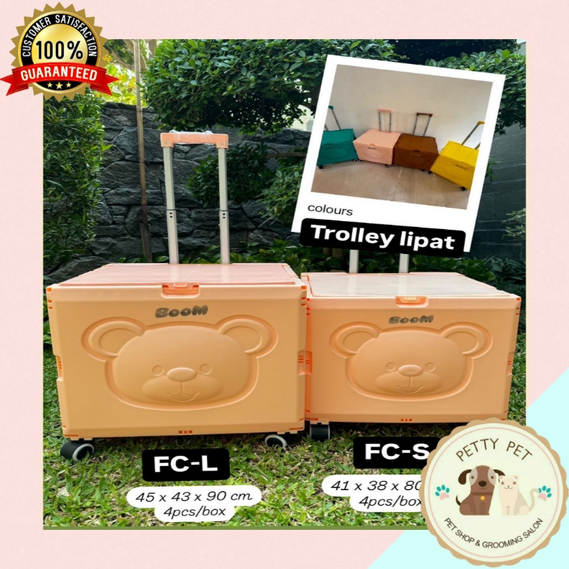Jual FOLDING CART TAS KOPER RODA ANJING DAN KUCING | Shopee Indonesia