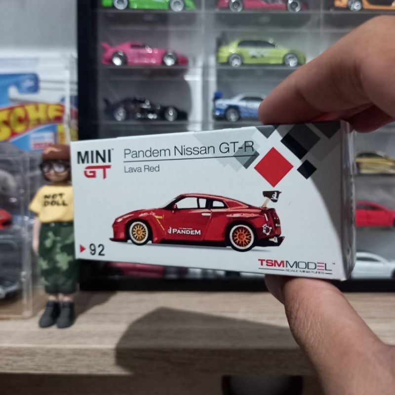 Jual Custom Box #92 Nissan GT-R R35 Pandem Lava Red MiniGT | Shopee ...