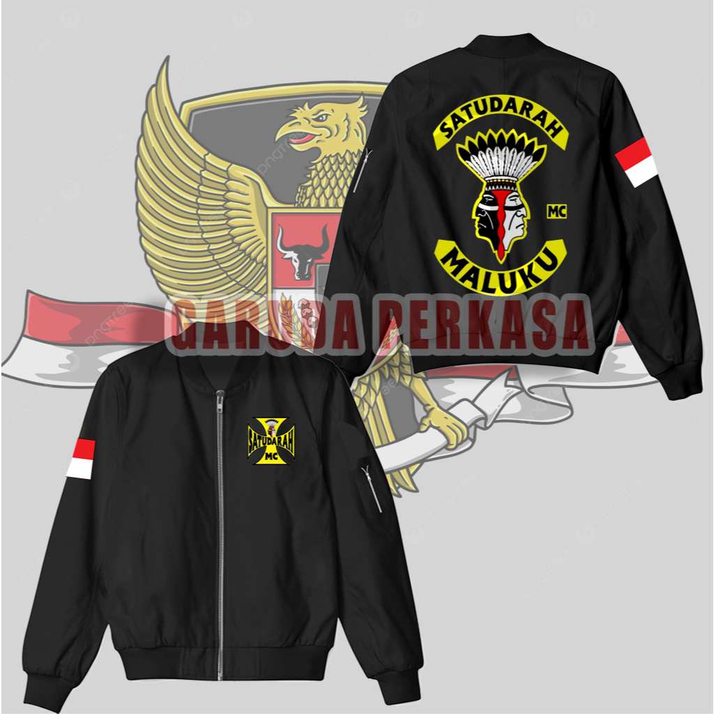 Jual GARUDA PERKASA - JAKET BOMBER WATERPROOF SATU DARAH MALUKU SUKU ...