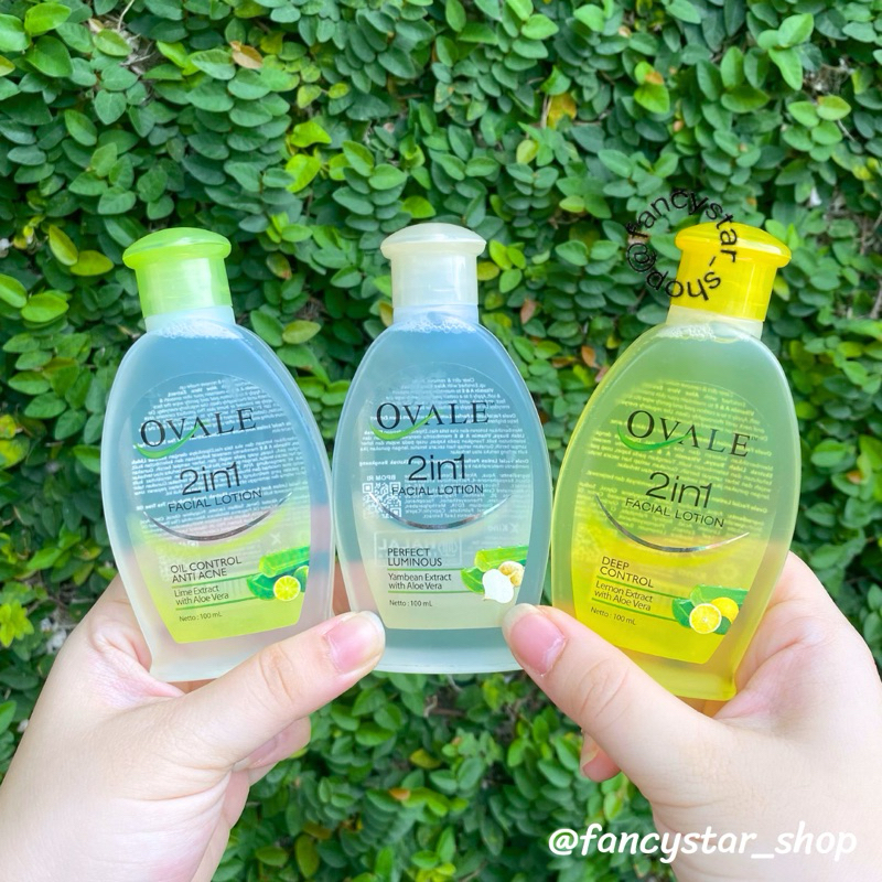 Jual [BPOM] OVALE 2in1 Facial Lotion | Perfect luminous Bengkuang ...