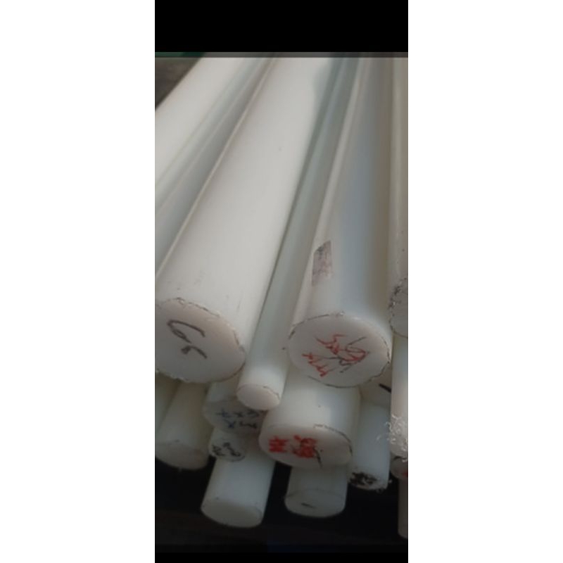 Jual Nylon PE putih batangan 25mm x 100cm AS PE BATANGAN | Shopee Indonesia