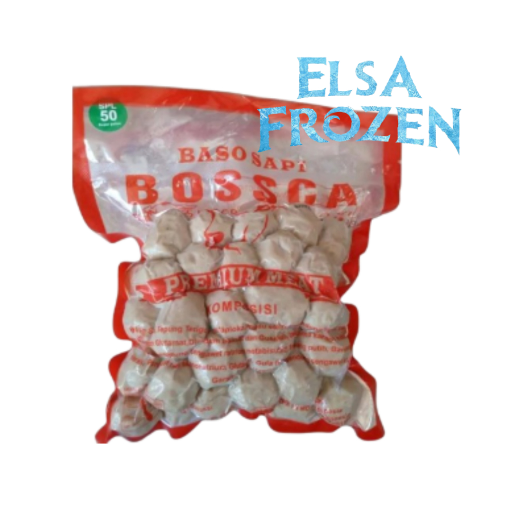 Jual BOSSCA BAKSO DAGING SUPER POLOS 500GR ISI 50 / BAKSO DAGING SAPI ...