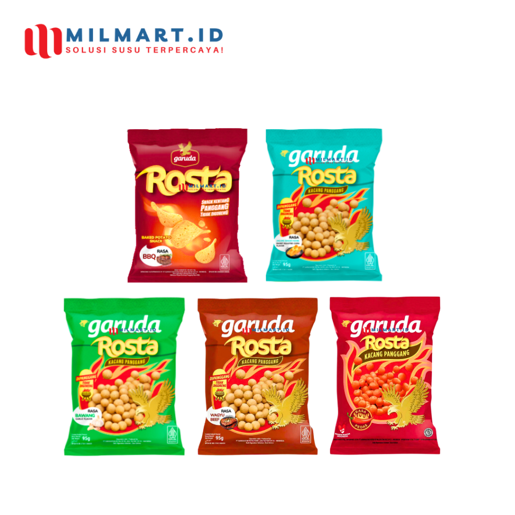 Jual GARUDA ROSTA KACANG PANGGANG RASA PEDAS WAGYU BEEF BAWANG POTATO ...