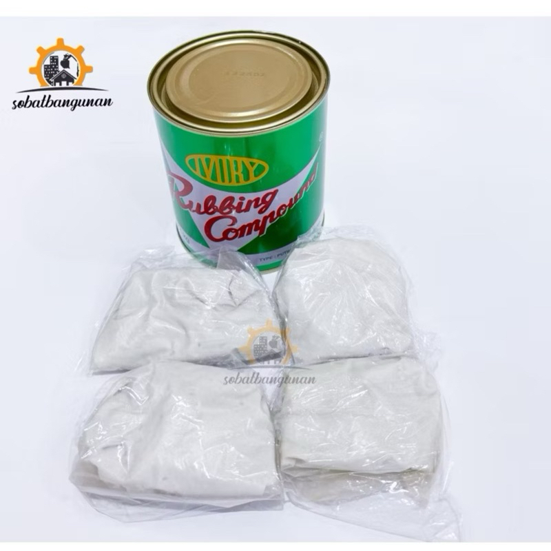 Jual ECER 70gr Rubbing Compound IVORY Warna Putih / Kompon Poles Putih ...