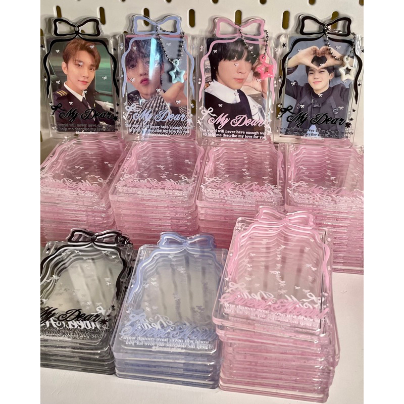 Jual READY STOCK - MY DEAR CLEAR PHOTOCARD HOLDER ACRYLIC | Shopee ...