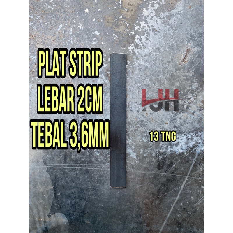 Jual Besi plat strip lebar 2cm tebal 3,6mm potongan costum . 3TNG ...