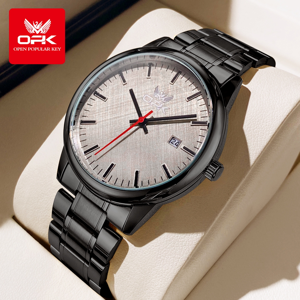 Jual OPK Jam Tangan Pria Anti Air Original Terbaru 2025 Stainless Steel ...