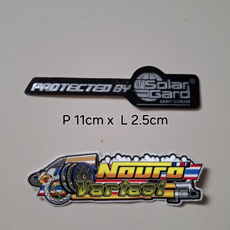 Jual Stiker Solar gard kaca film emblem embos timbul | Shopee Indonesia