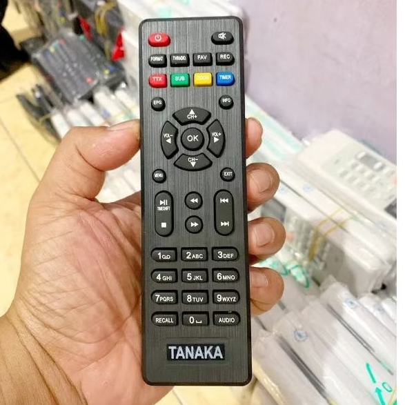 Jual REMOT REMOTE SET TOP BOX DVB T2 TANAKA SNIPER / T2-Jurassic / BODY ...