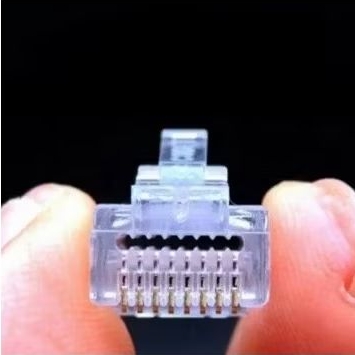 Jual Konektor RJ45 Connector RJ 45 Easy EZ Crimp Anti Gagal Cat 5e Cat ...