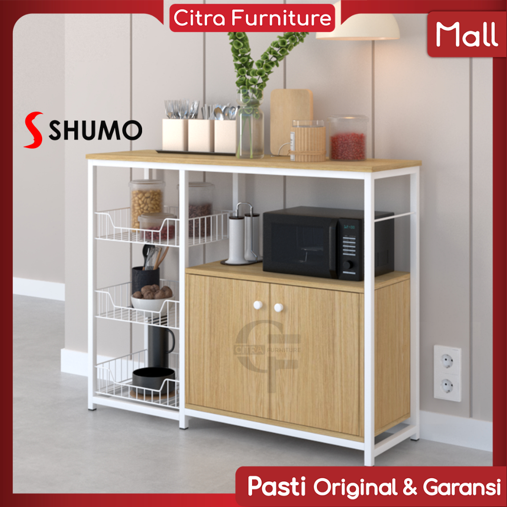Jual Citra Furniture SHUMO Lemari Piring Rak Dapur Minimalis Jasper ...