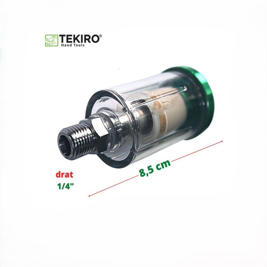 Jual TEKIRO AIR FILTER SPRAY GUN WATER SEPARATOR UDARA KOMPRESOR 1/4 ...