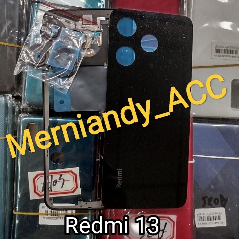 Jual Cessing hausing fullset Xiaomi Redmi 13 Backdor + Tulang bazzel ...