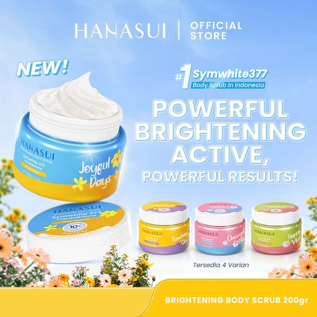 Jual [Scrub] Hanasui Brightening Body Scrub - Mengangkat Sel Kulit Mati ...