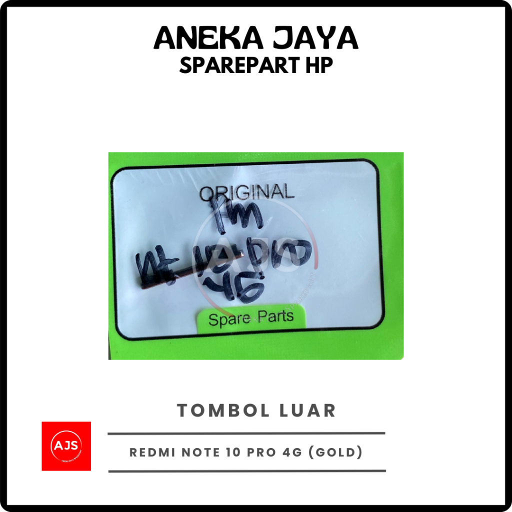 Jual TOMBOL LUAR / KEYPAD / TOMBOL ON + OFF + VOLUME REDMI NOTE 10 PRO ...