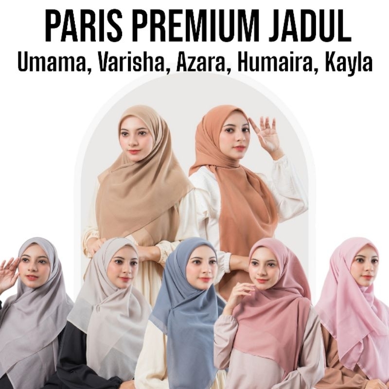 Jual Hijab Paris Jadul Premium Anti Letoy Azara, Varisha, Humaira segi ...