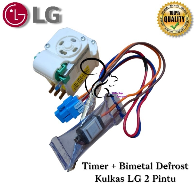 Jual Set Timer Dan Bimetal Defrost Kulkas LG 2 Pintu | Shopee Indonesia